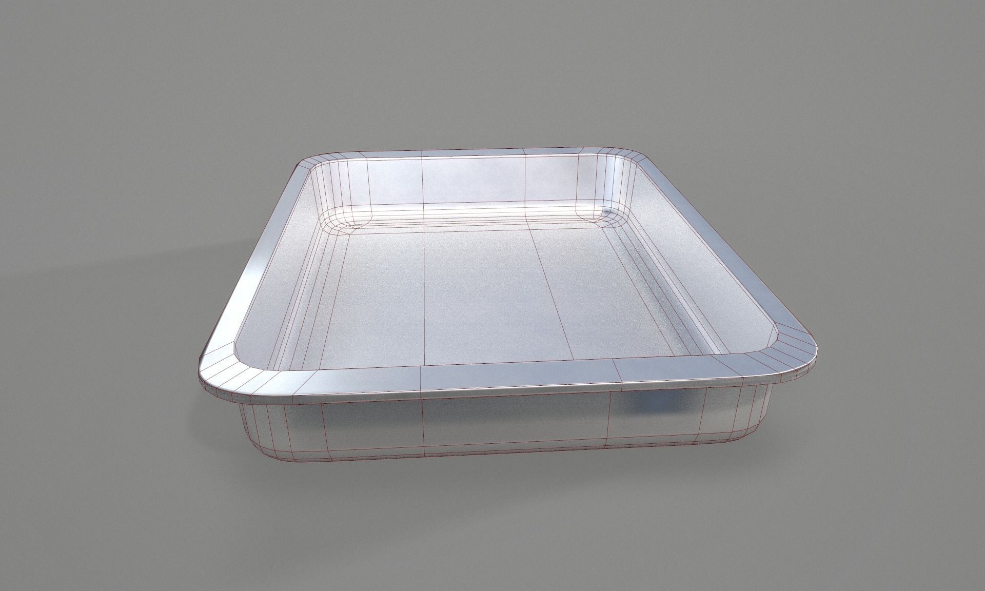 3D model Roasting Tin VR / AR / low-poly | CGTrader