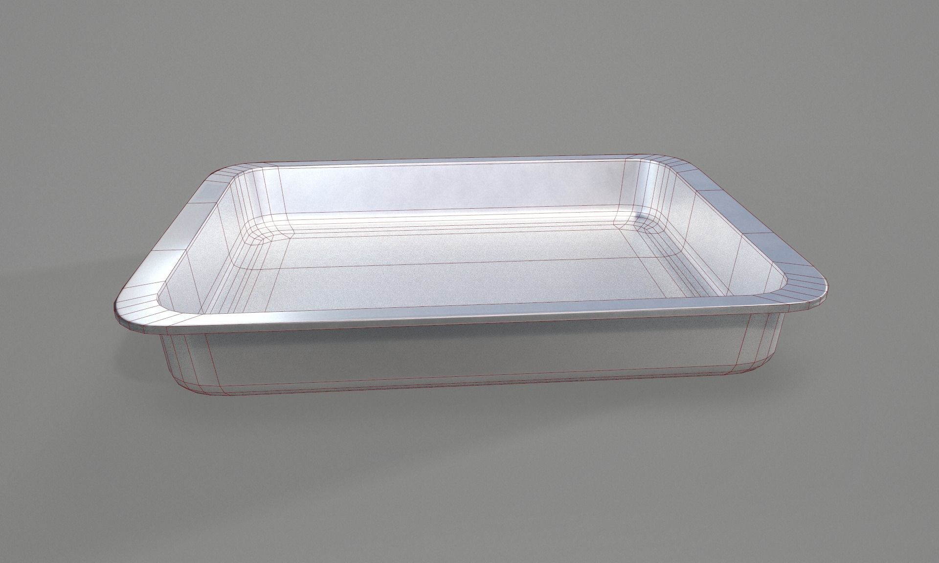 3D model Roasting Tin VR / AR / low-poly | CGTrader