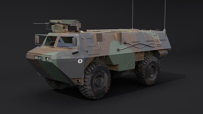 VAB APC 4x4 3D model | CGTrader