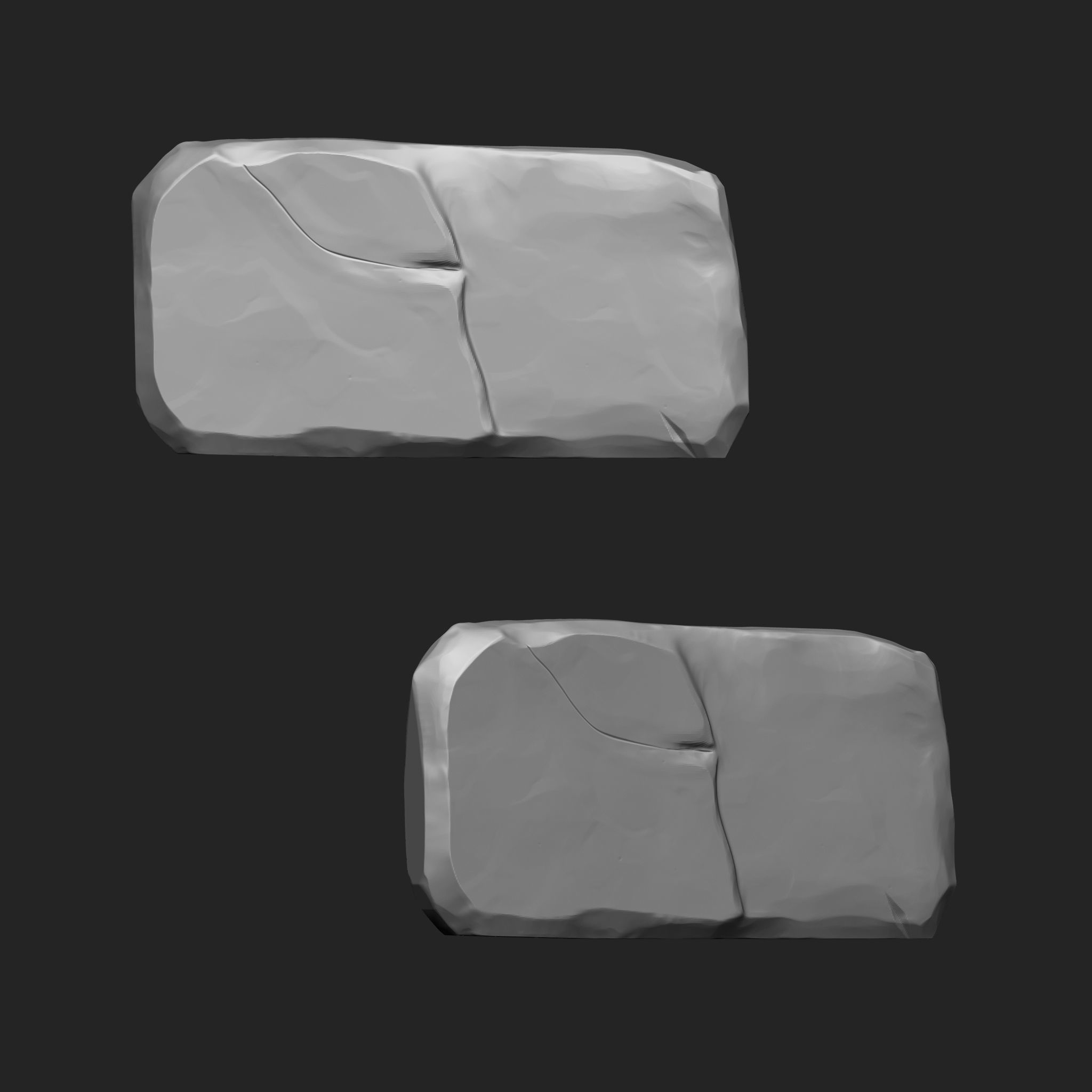 STYLIZED STONE MEGA PACK 4 IN ONE - 122 BRUSHES 3D model | CGTrader