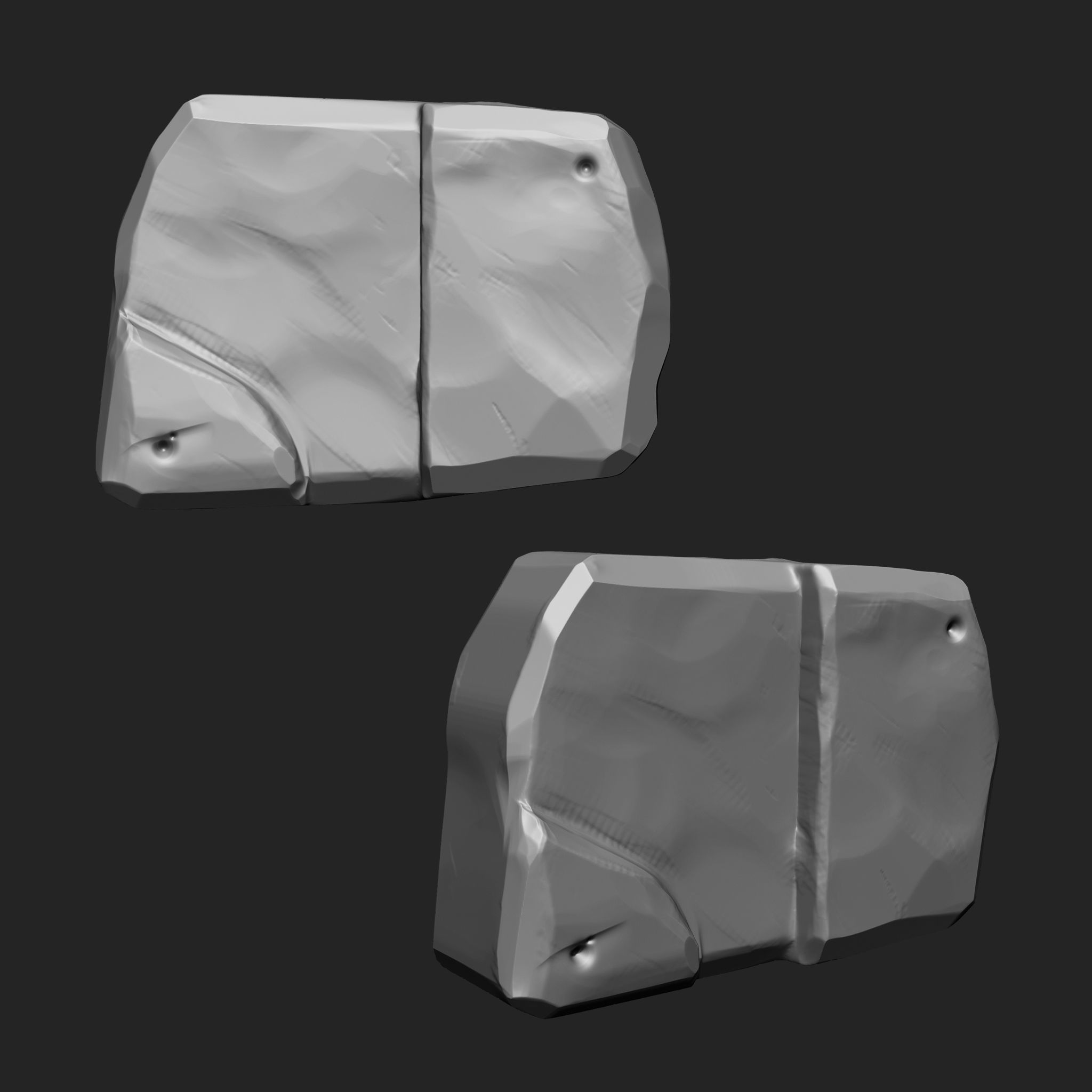 STYLIZED STONE MEGA PACK 4 IN ONE - 122 BRUSHES 3D model | CGTrader