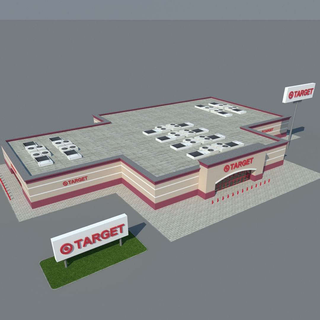 Target Retail Store 3D model | CGTrader