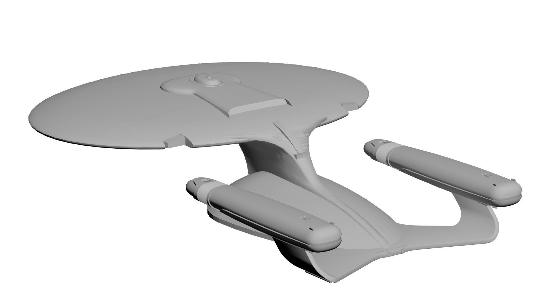 3D model USS Enterprise Star Trek VR / AR / low-poly | CGTrader