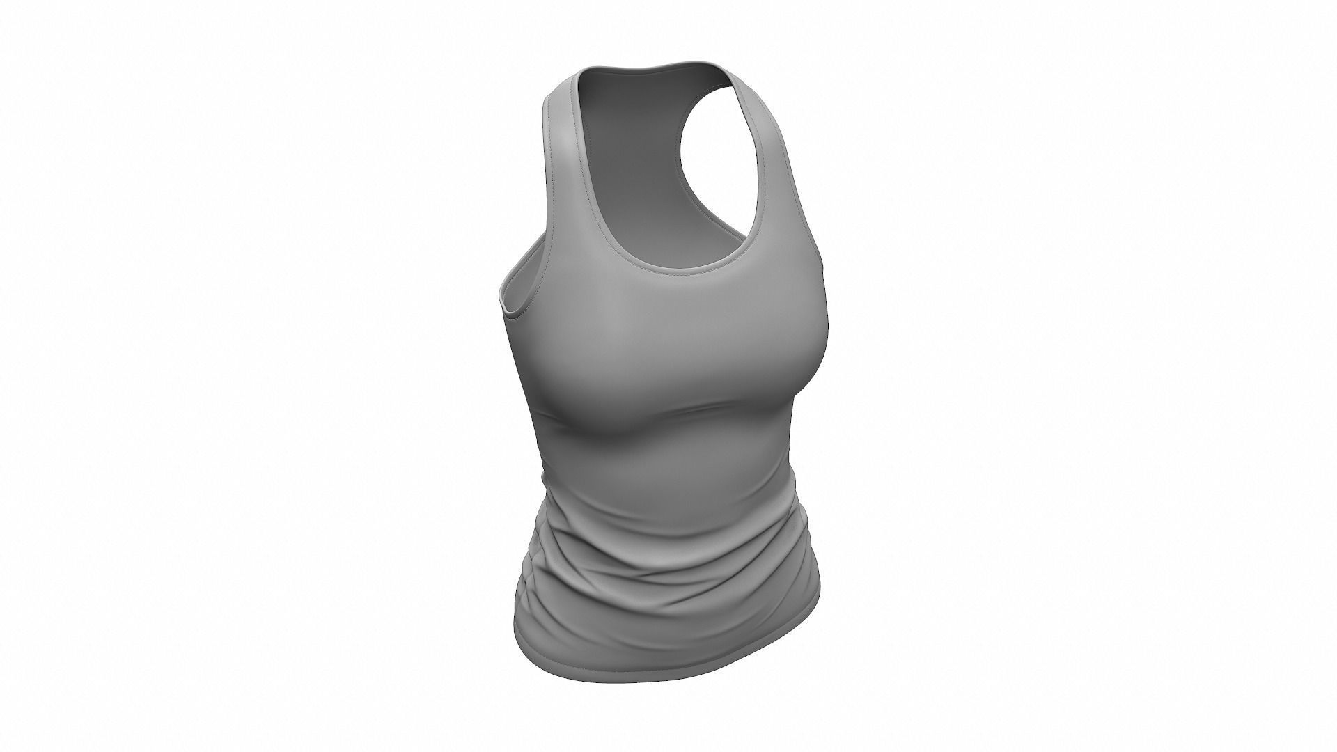 Womens Tops - High Poly 3D model | CGTrader