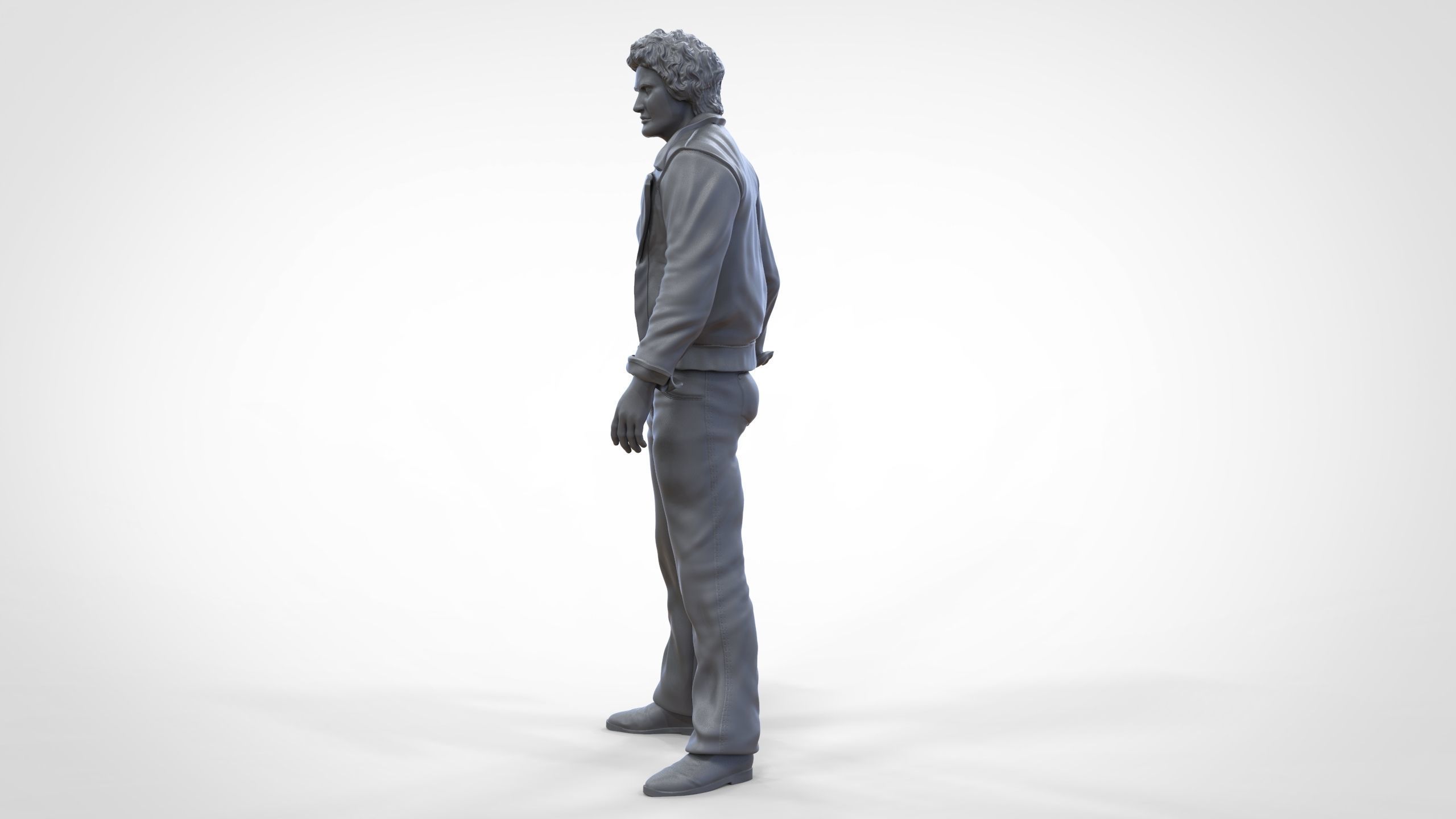 Michael Knight in Knight Rider 3D model 3D printable | CGTrader