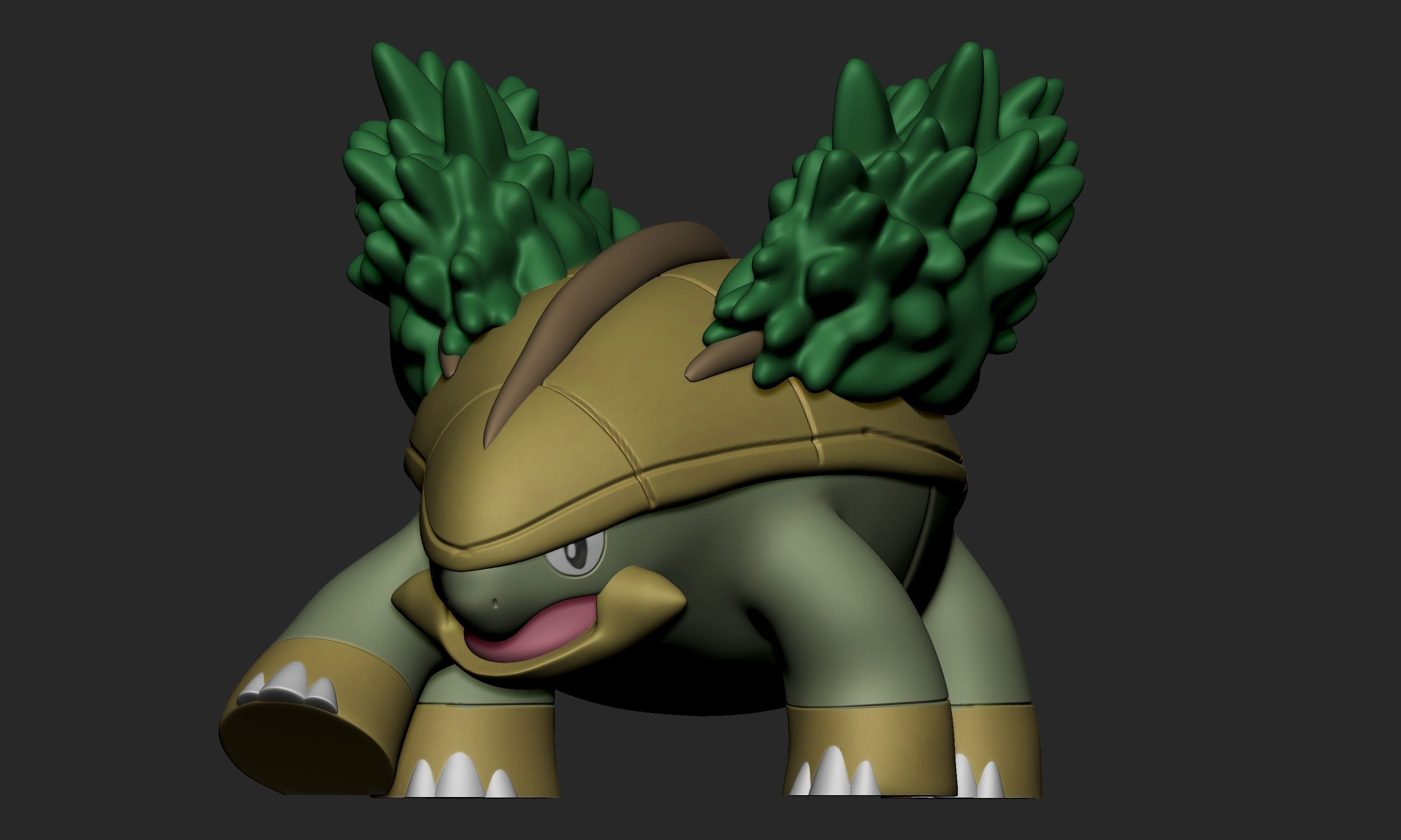 Pokemon - Grotle 3D model 3D printable | CGTrader
