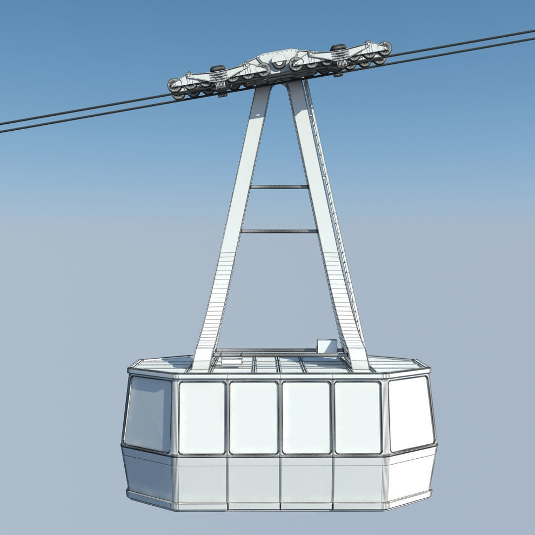 Cable Car 2 3D model | CGTrader