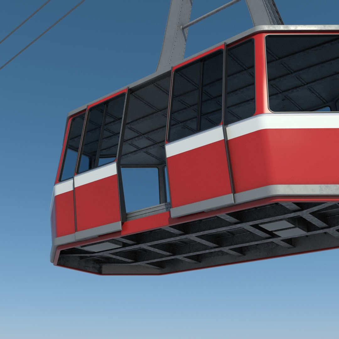 Cable Car 2 3D model | CGTrader