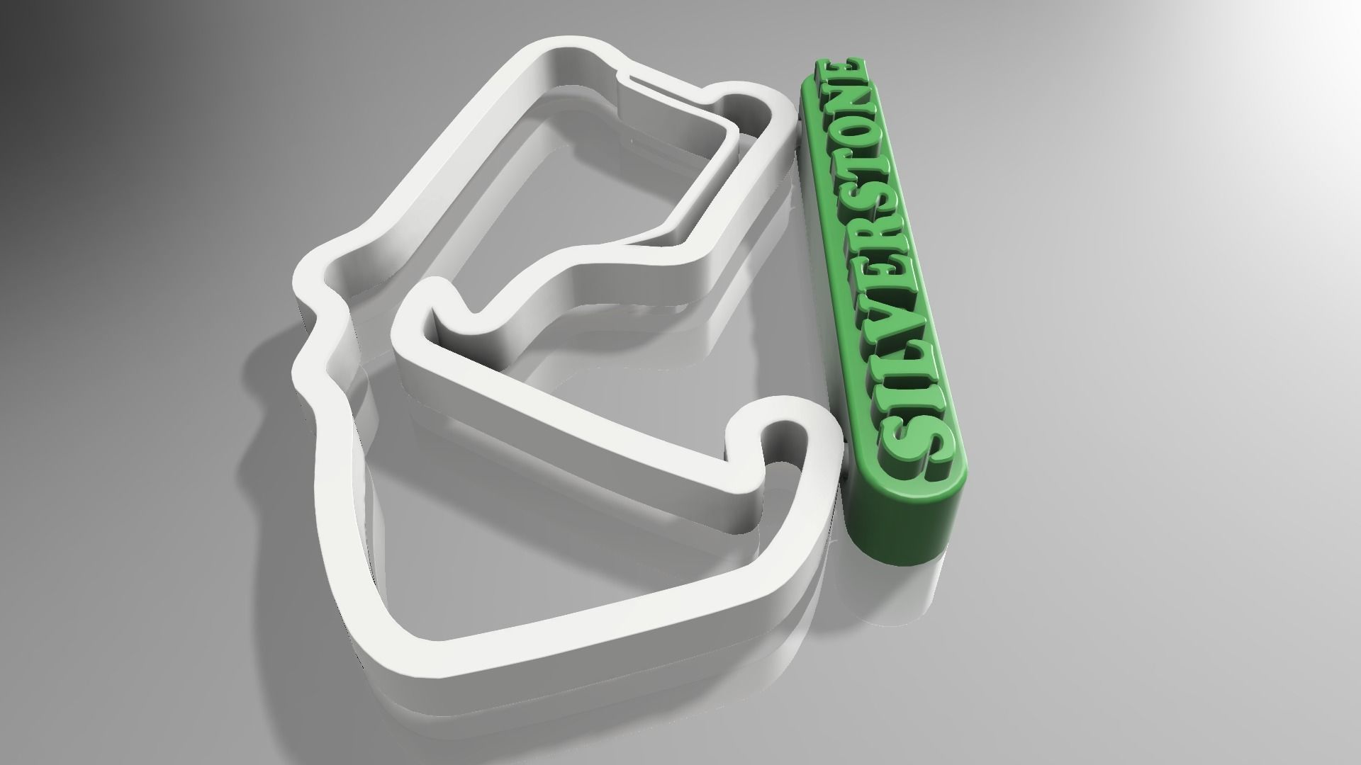 F1 SILVERSTONE RACETRACK DECOR STL FILE FUSION 360 3D model 3D ...