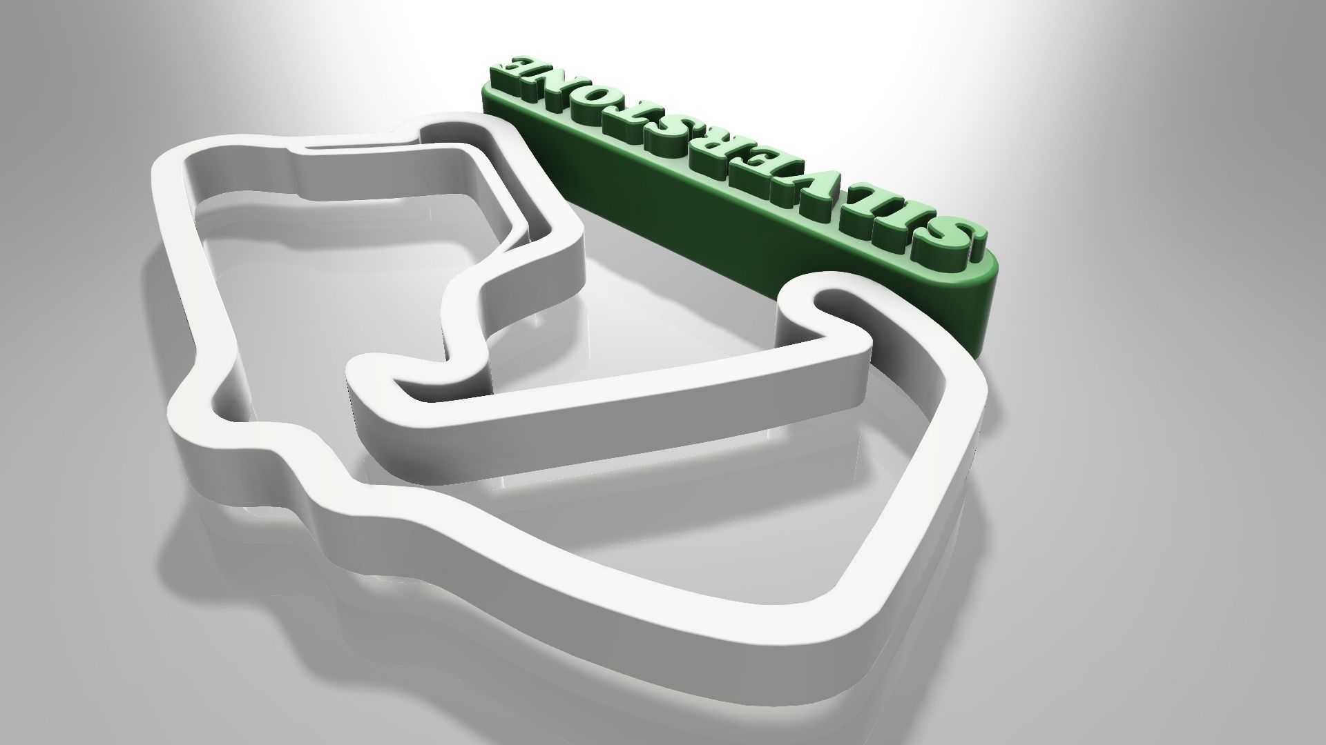 F1 SILVERSTONE RACETRACK DECOR STL FILE FUSION 360 3D model 3D ...