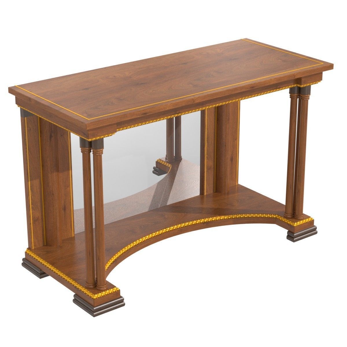 Russian Neoclassic Style Console Table 3D model | CGTrader