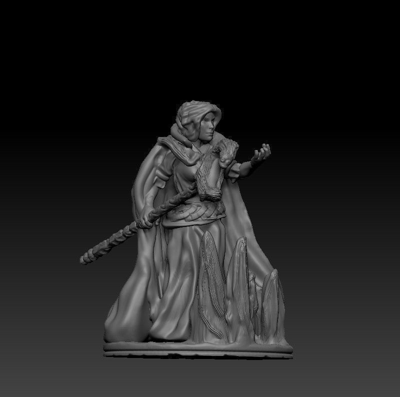 Wizard - Sorcerer 3d Design DND Fantasy Table top Games 3D model | CGTrader