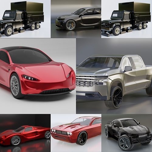 3d Car Collections 3D model | CGTrader
