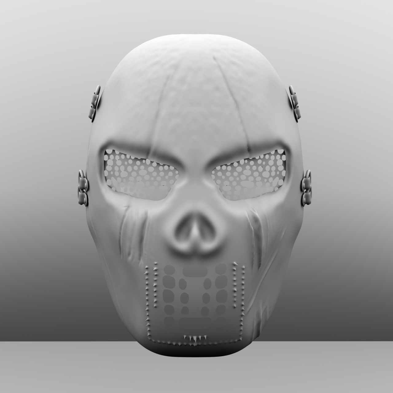 american darck mask mafia 3D model | CGTrader