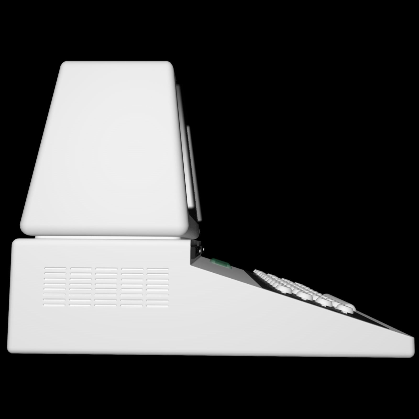 Old model computer - a rough representation of an old computer free 3D ...