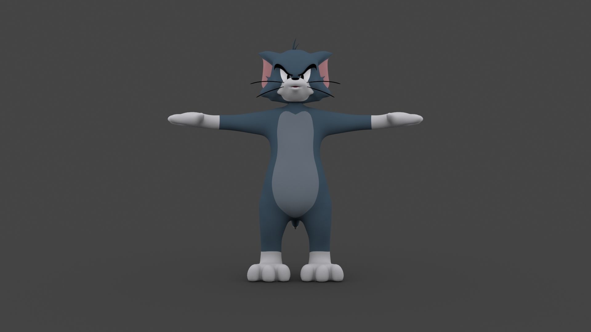 TOMZ-003 Rigged Tom Cat 3D model rigged | CGTrader