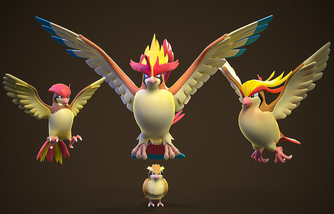 Pokemon Pidgey Evolution