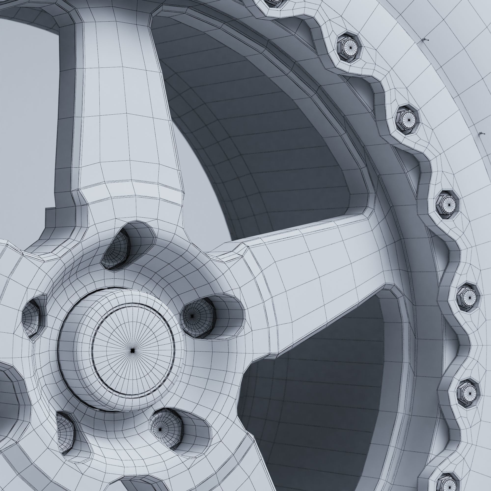 3D model Hoosier Tire Weld Wheels Ventura Drag racing package VR / AR ...