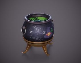 Low-poly Cauldron 3D Models | CGTrader