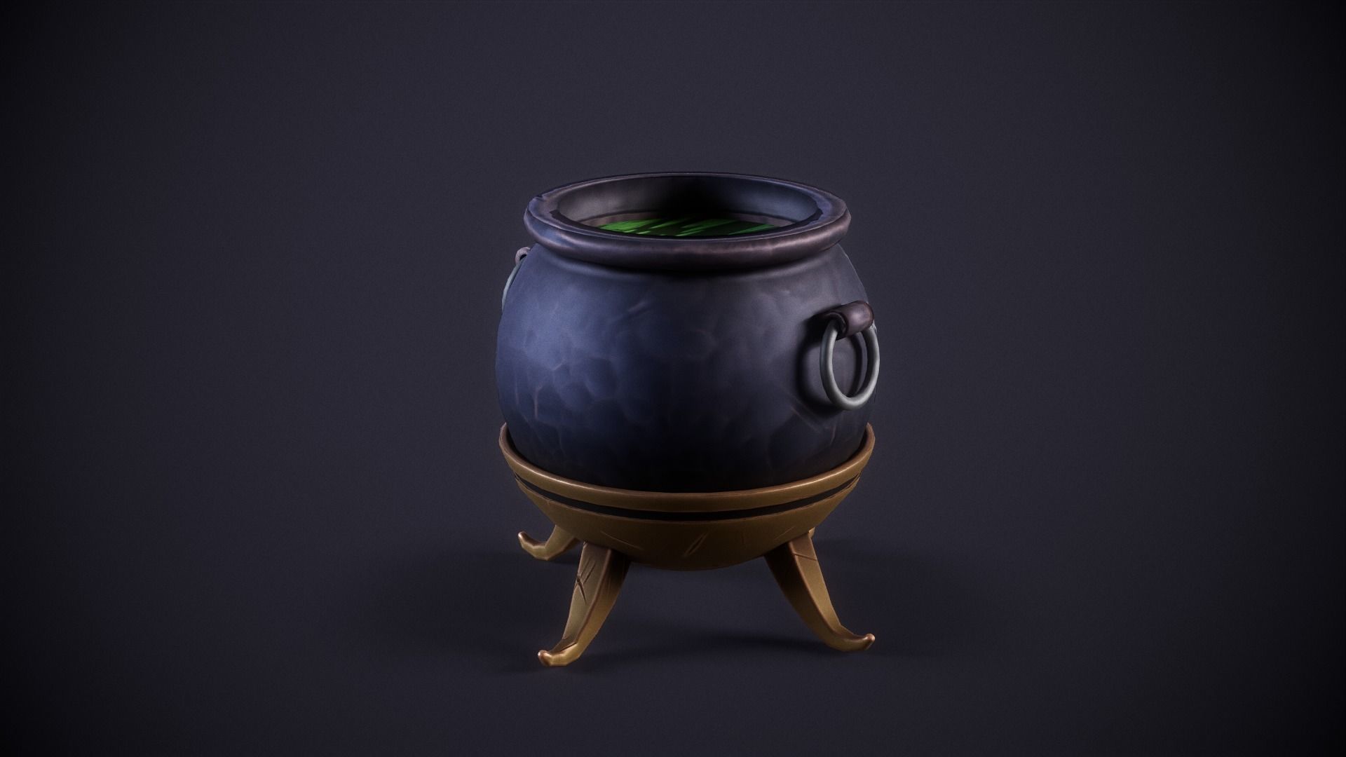 3D model Stylized Child Cauldron VR / AR / low-poly | CGTrader