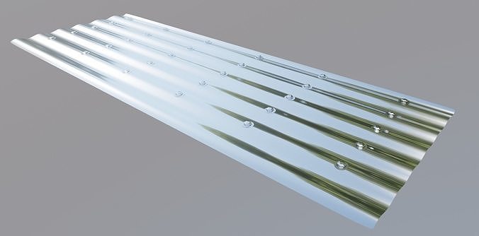 ROOF TIN SHEET 3D model | CGTrader
