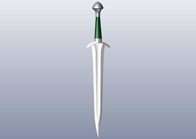 PIPIN SWORD 3D model 3D printable | CGTrader