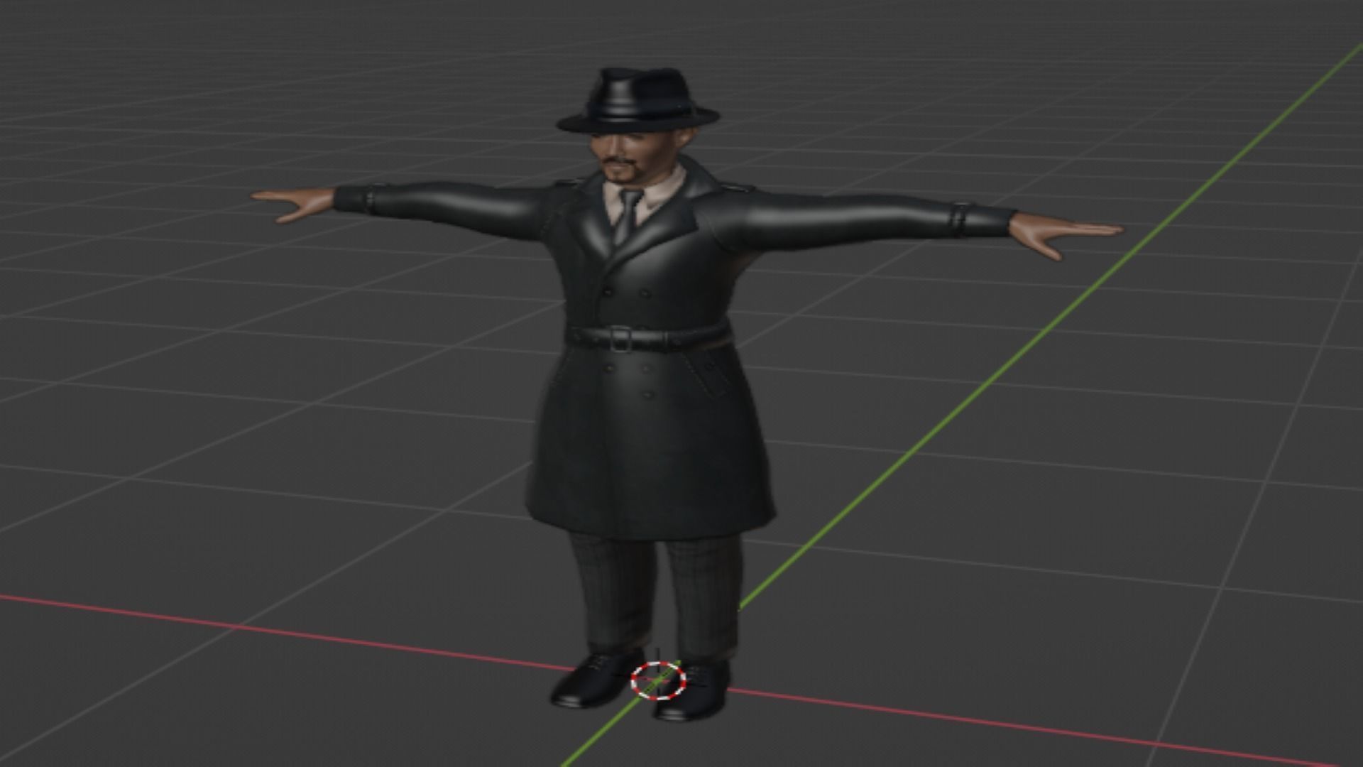 3D model mafia detective VR / AR / low-poly | CGTrader