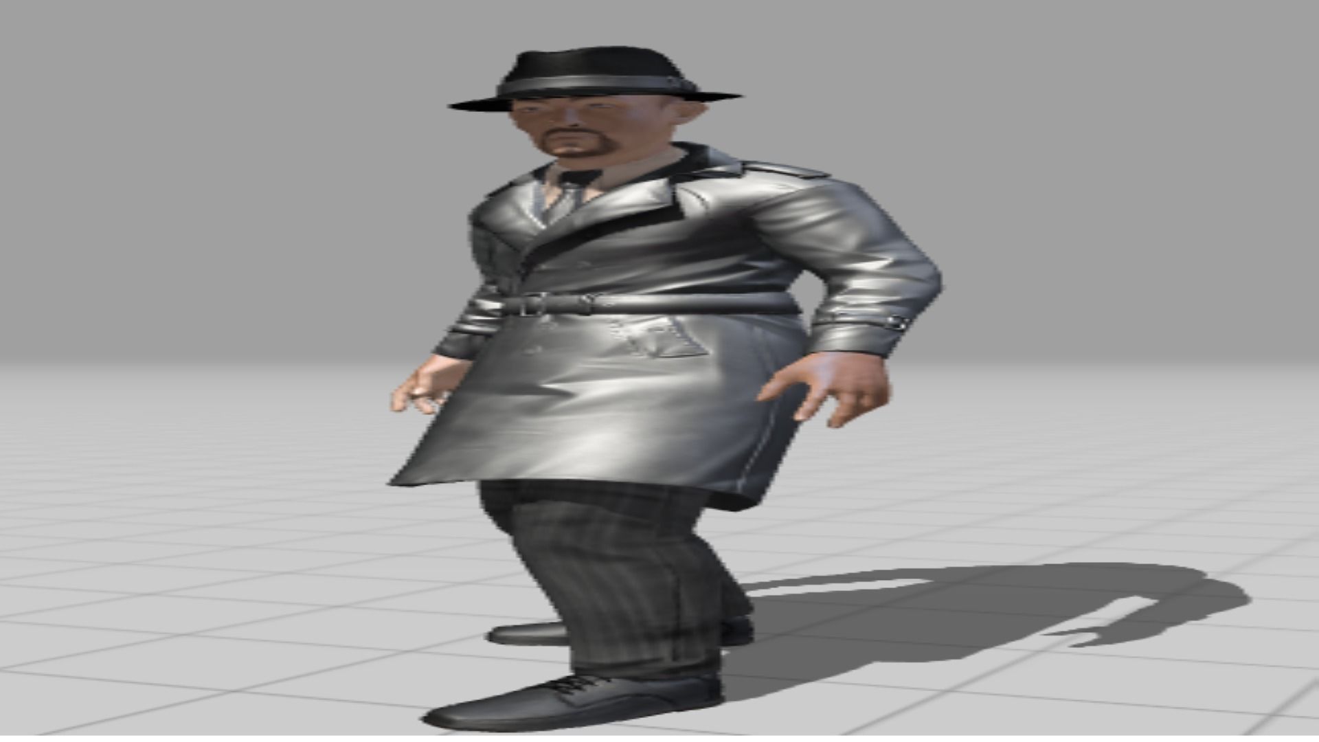 3D model mafia detective VR / AR / low-poly | CGTrader