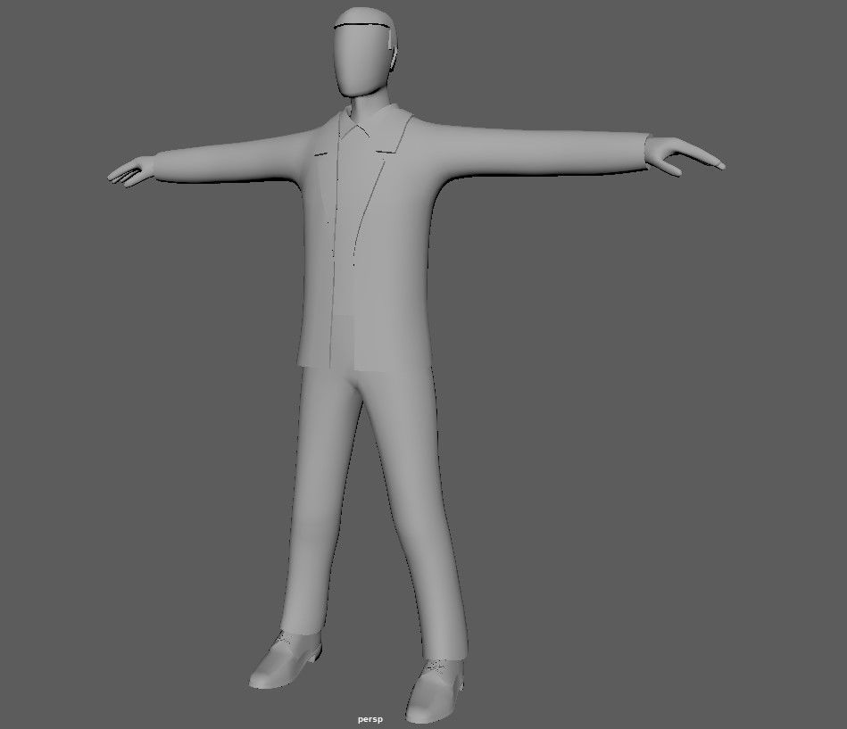 Basic male model 3D model | CGTrader