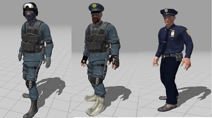 police and special forces 3D Model Collection | CGTrader