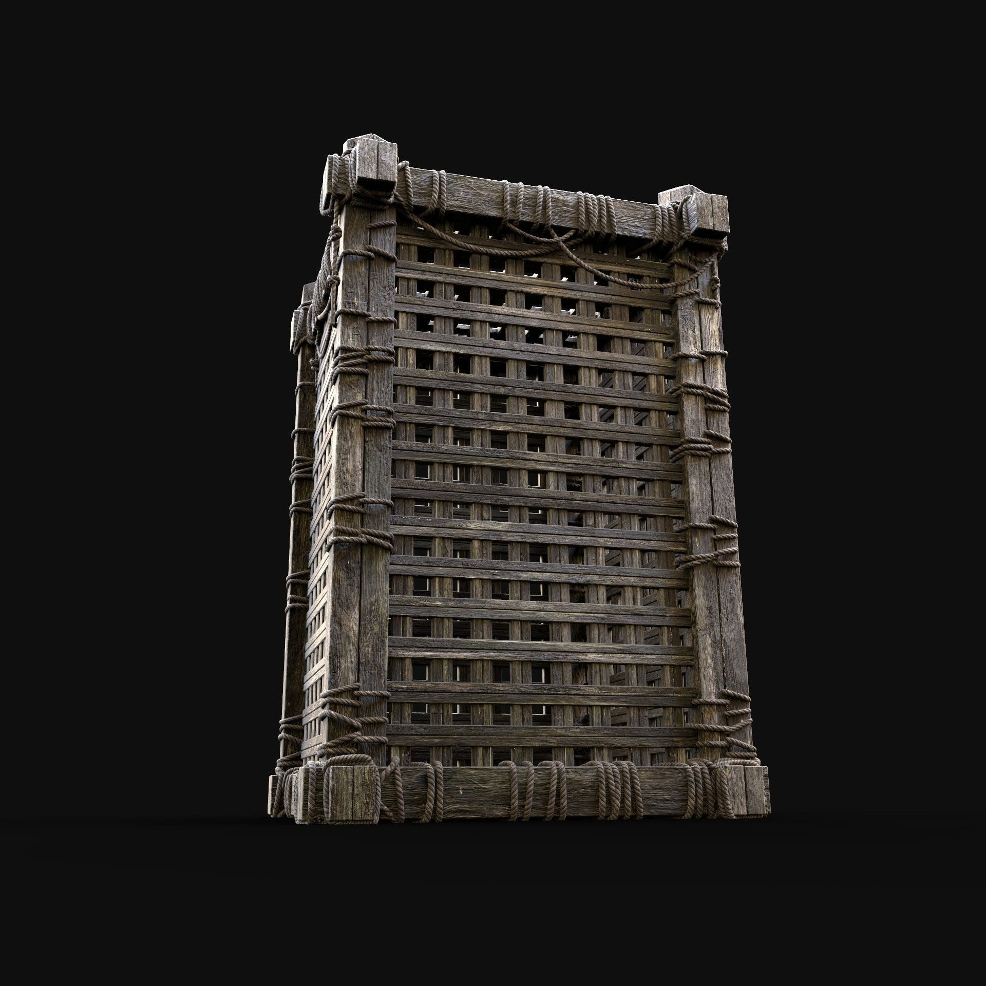 CAGE PACK ANIMAL HUMAN MEDIEVAL FARM WOODEN LOCKER COLLECTION | CGTrader