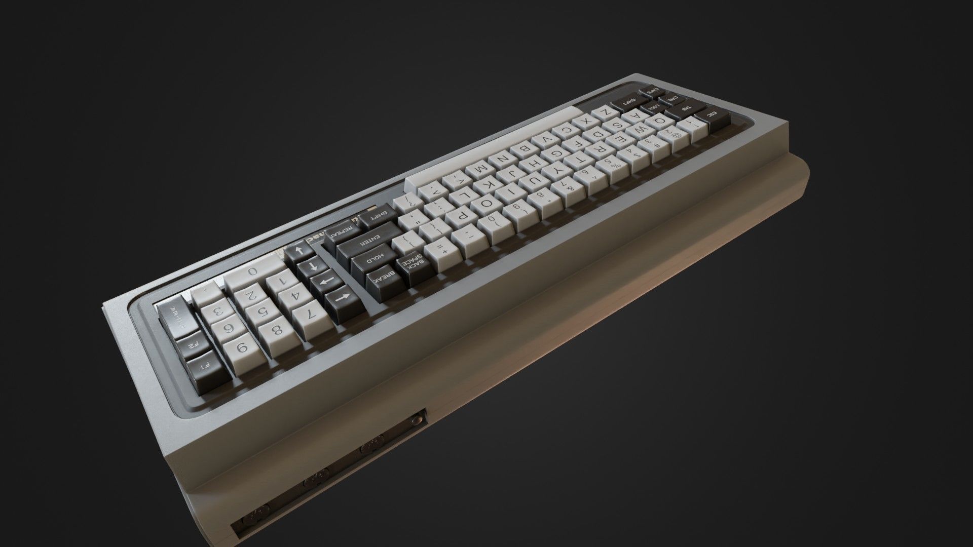 3D model RadioShack TRS-80 Model 1 VR / AR / low-poly | CGTrader