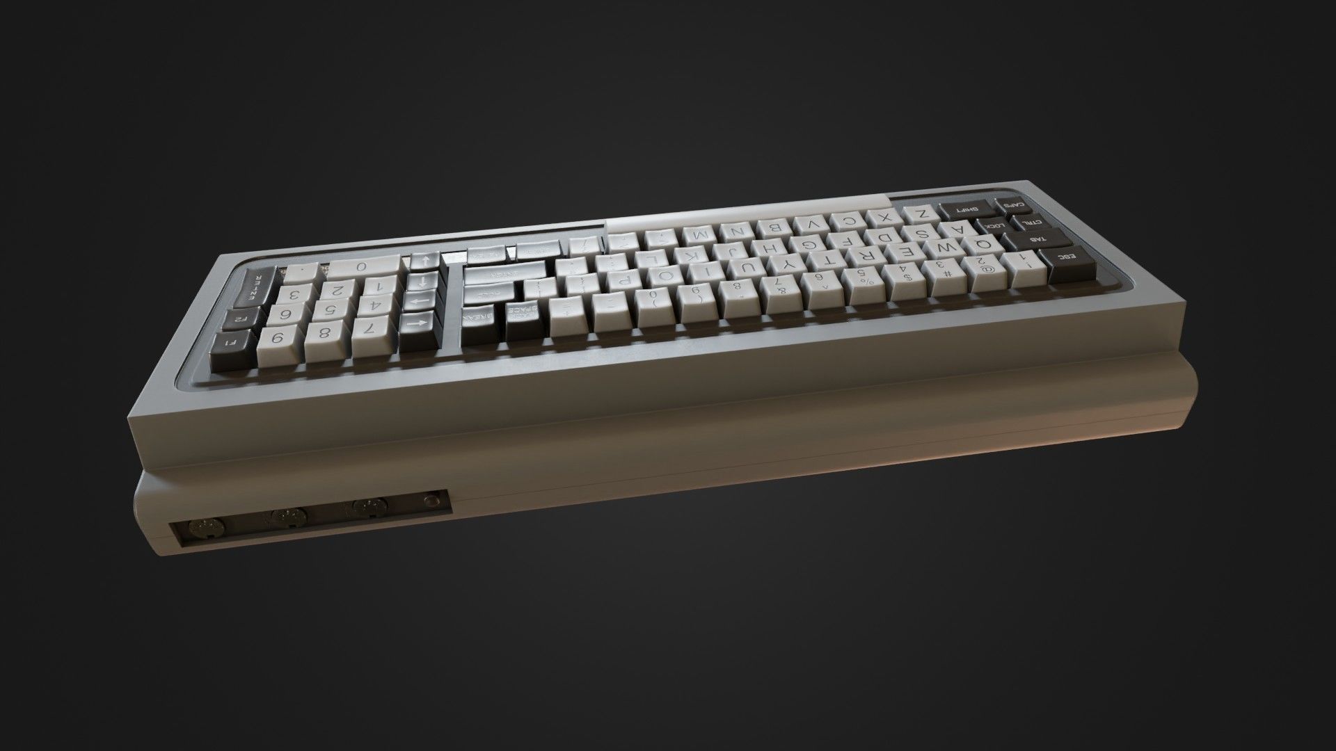 3D model RadioShack TRS-80 Model 1 VR / AR / low-poly | CGTrader