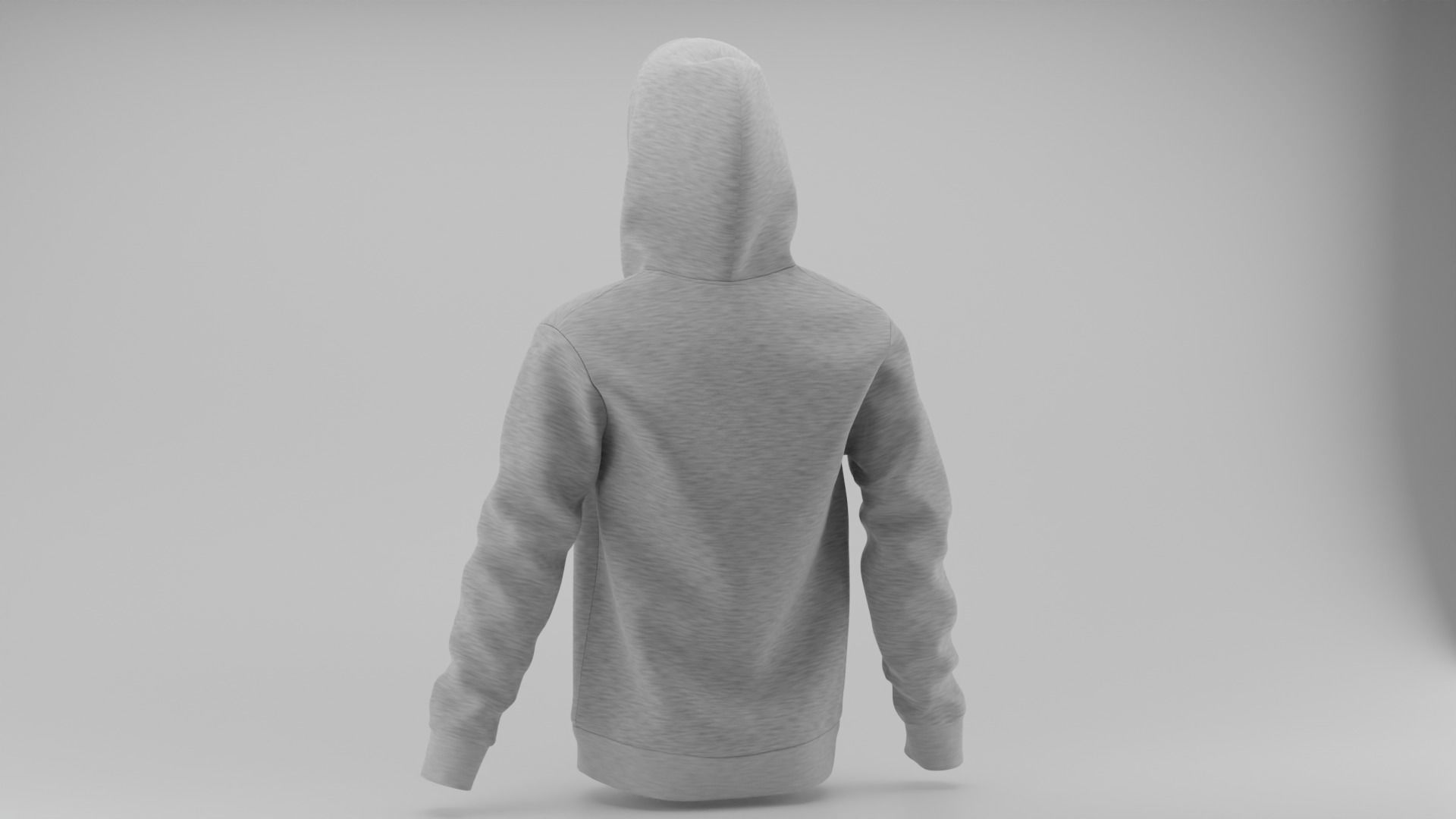 Male Hoodie with a Pocket 3D model | CGTrader