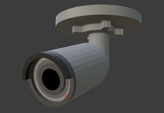 Videcam cctv camera free VR / AR / low-poly 3D model | CGTrader