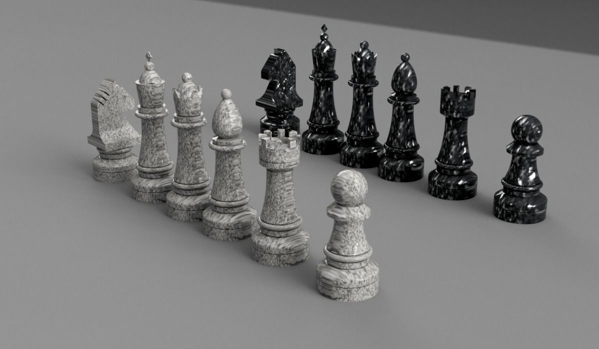 Chess parts type 1 3D model | CGTrader