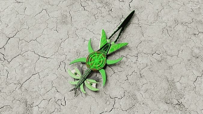 3D model Toxic Sword VR / AR / low-poly | CGTrader