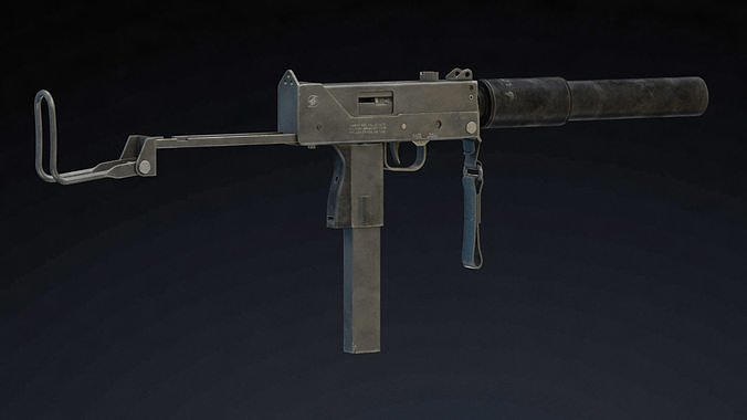 3D model MAC 10 Low Poly VR / AR / low-poly | CGTrader