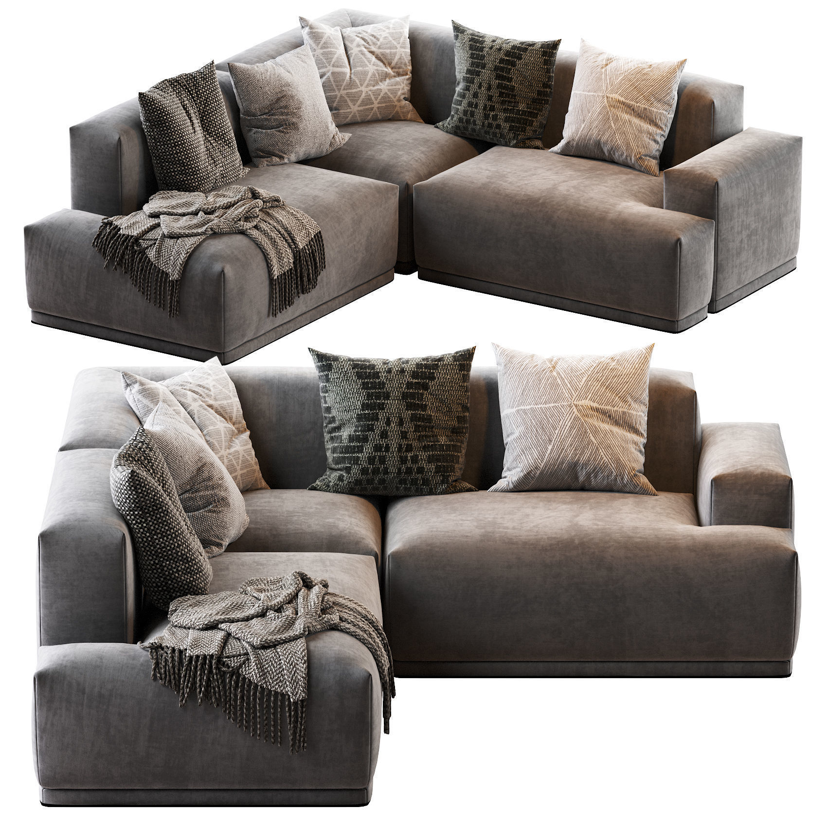 CONNECT MODULAR Sofas 3D Model Collection | CGTrader