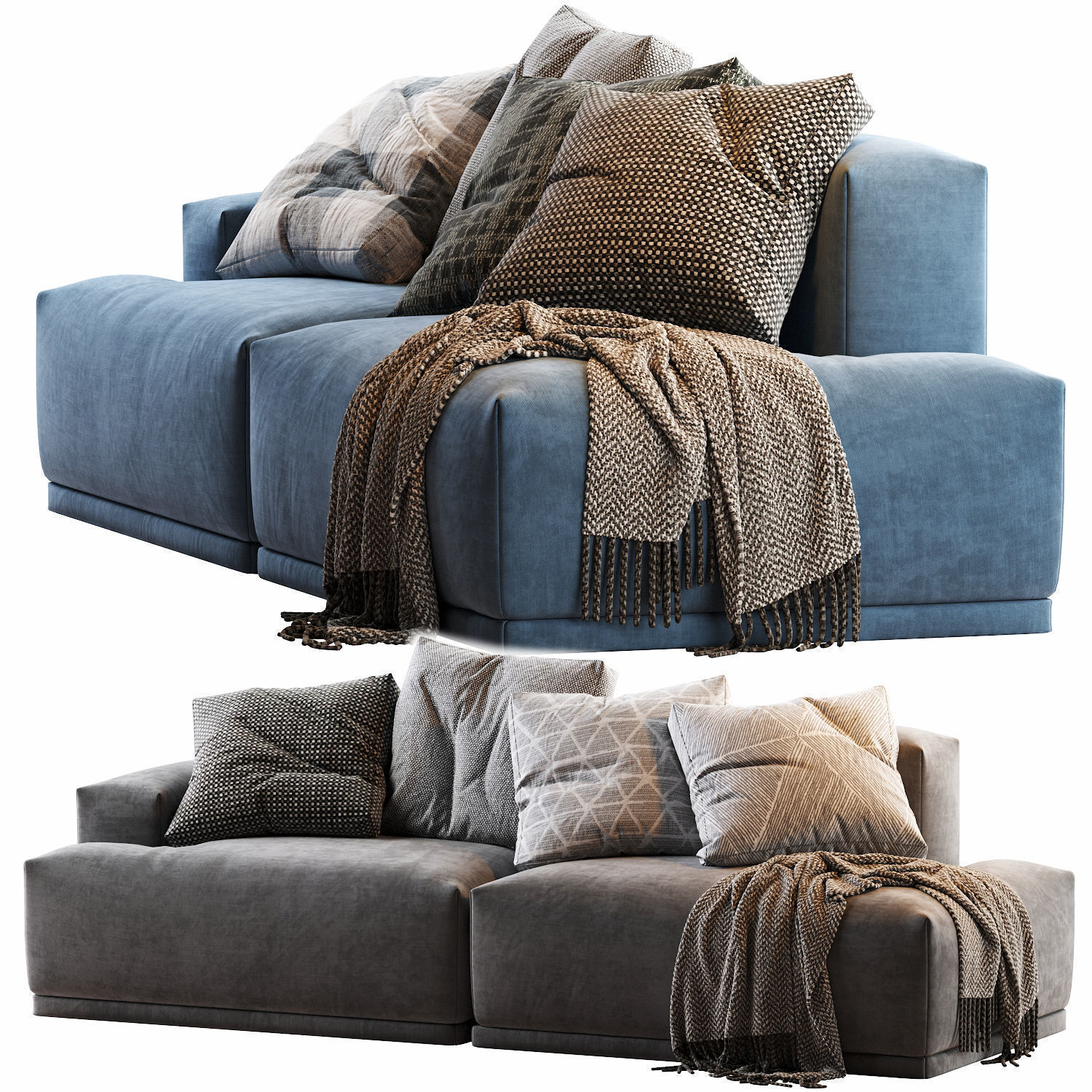CONNECT MODULAR Sofas 3D Model Collection | CGTrader
