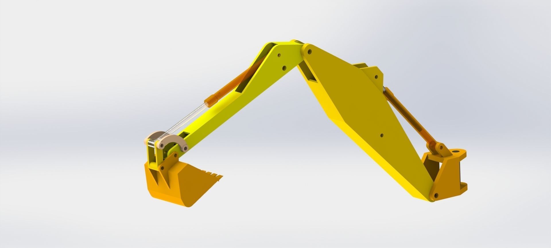 backhoe 3D model | CGTrader