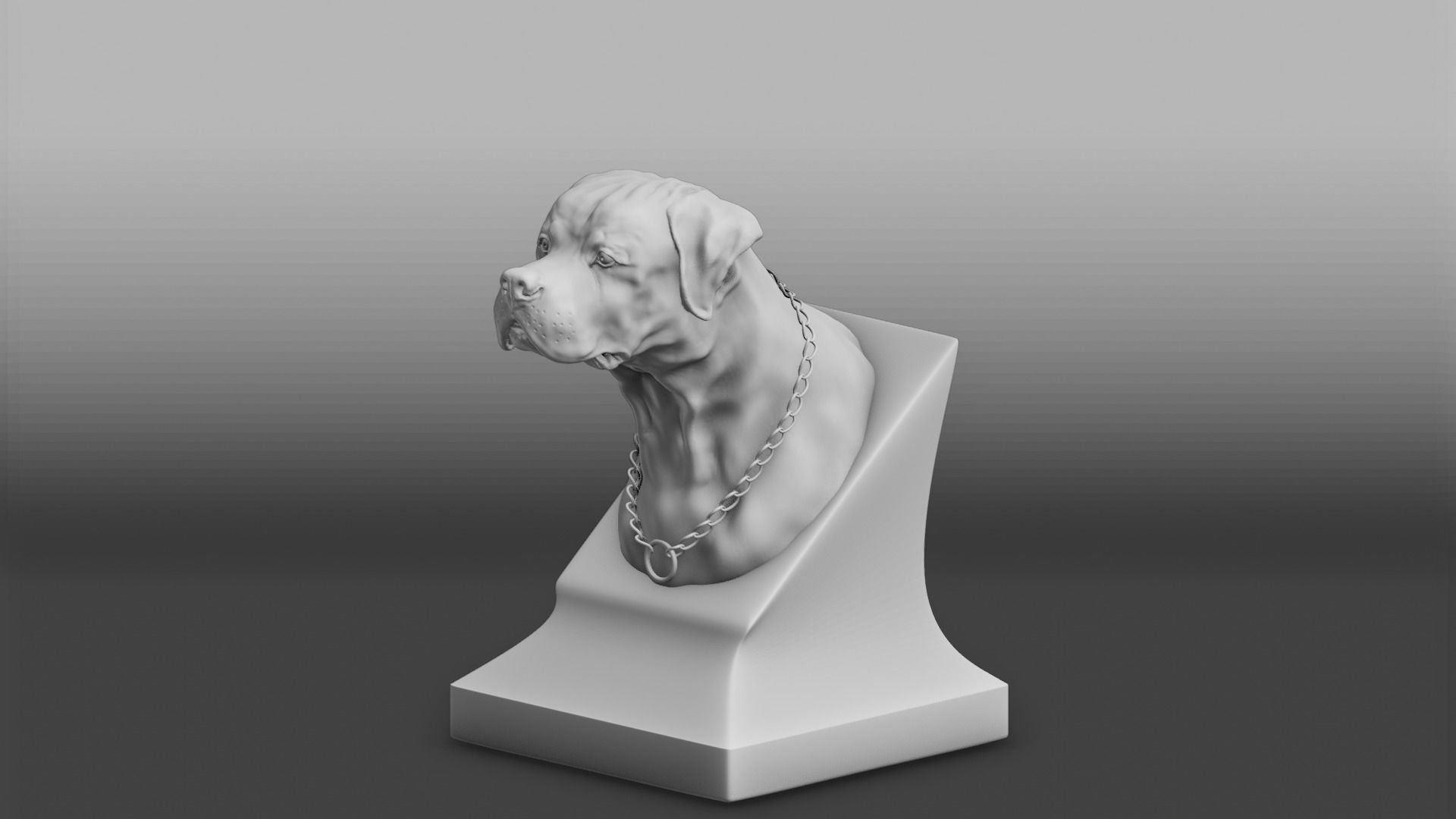 Printable Rottweiler 3D model 3D printable | CGTrader