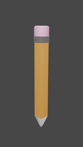 low poly pen free 3D model | CGTrader