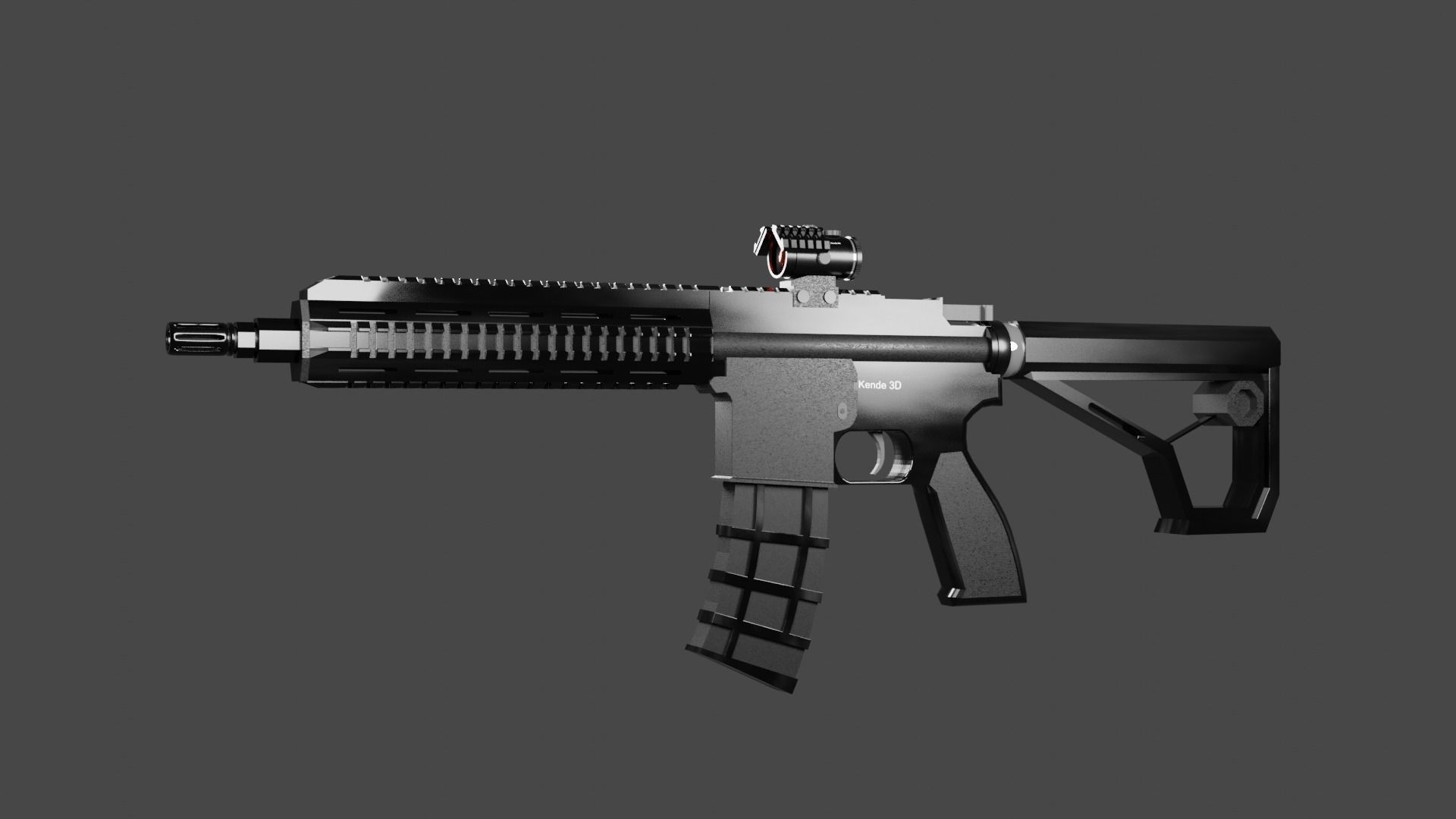 GUNS- NK 47 - RSH 12- sniper rifle 3D model | CGTrader