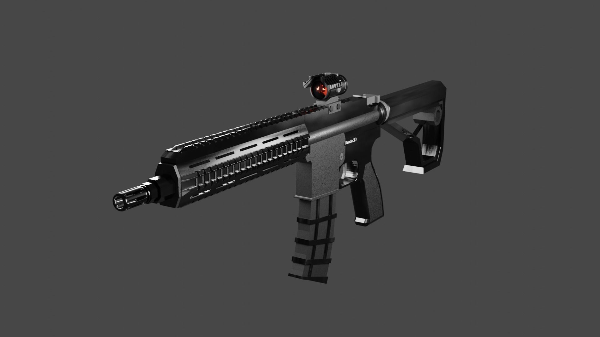 GUNS- NK 47 - RSH 12- sniper rifle 3D model | CGTrader