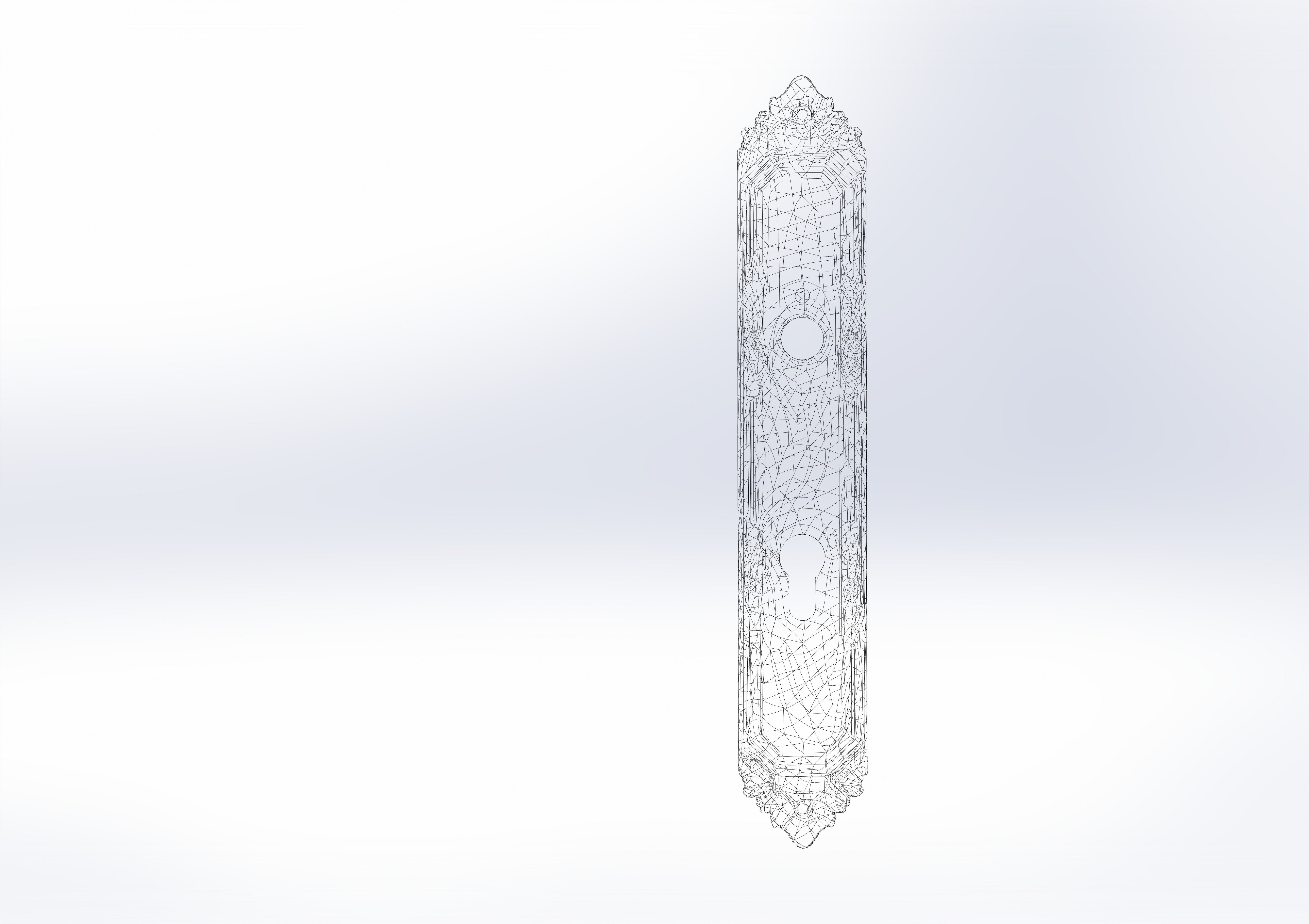 Door Handle - Mortise 3D model | CGTrader