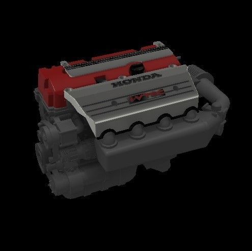1 24 Scale Engine K20A 3D model 3D printable | CGTrader