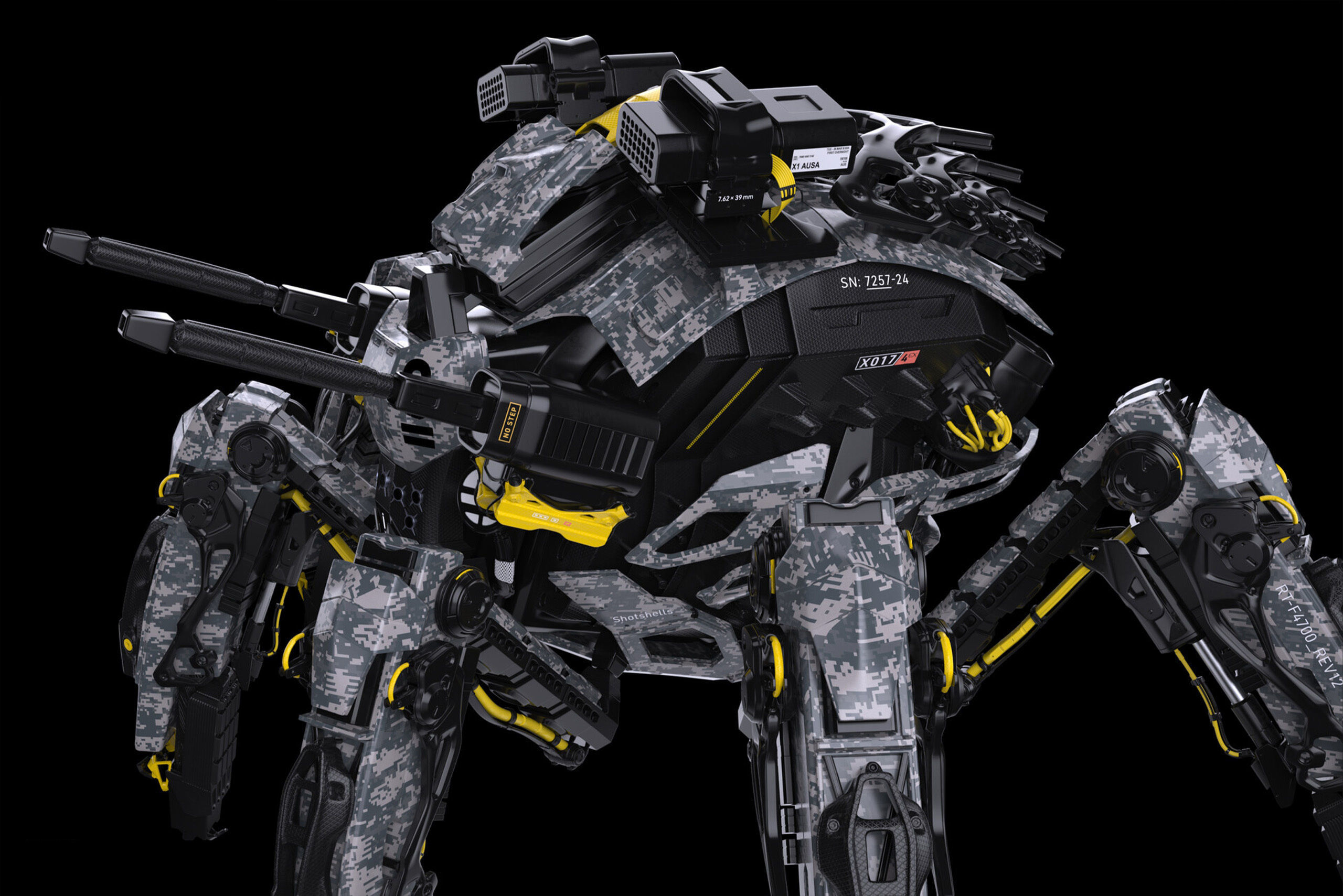 Scifi Spider Tank 3D model | CGTrader