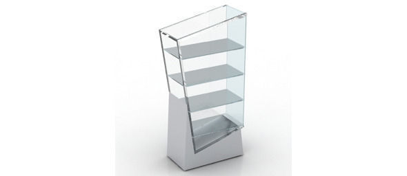 Glasscase 3d model glass display case with shelves 3D model | CGTrader