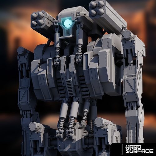 Sci Fi Robot Full Unit 3D model | CGTrader